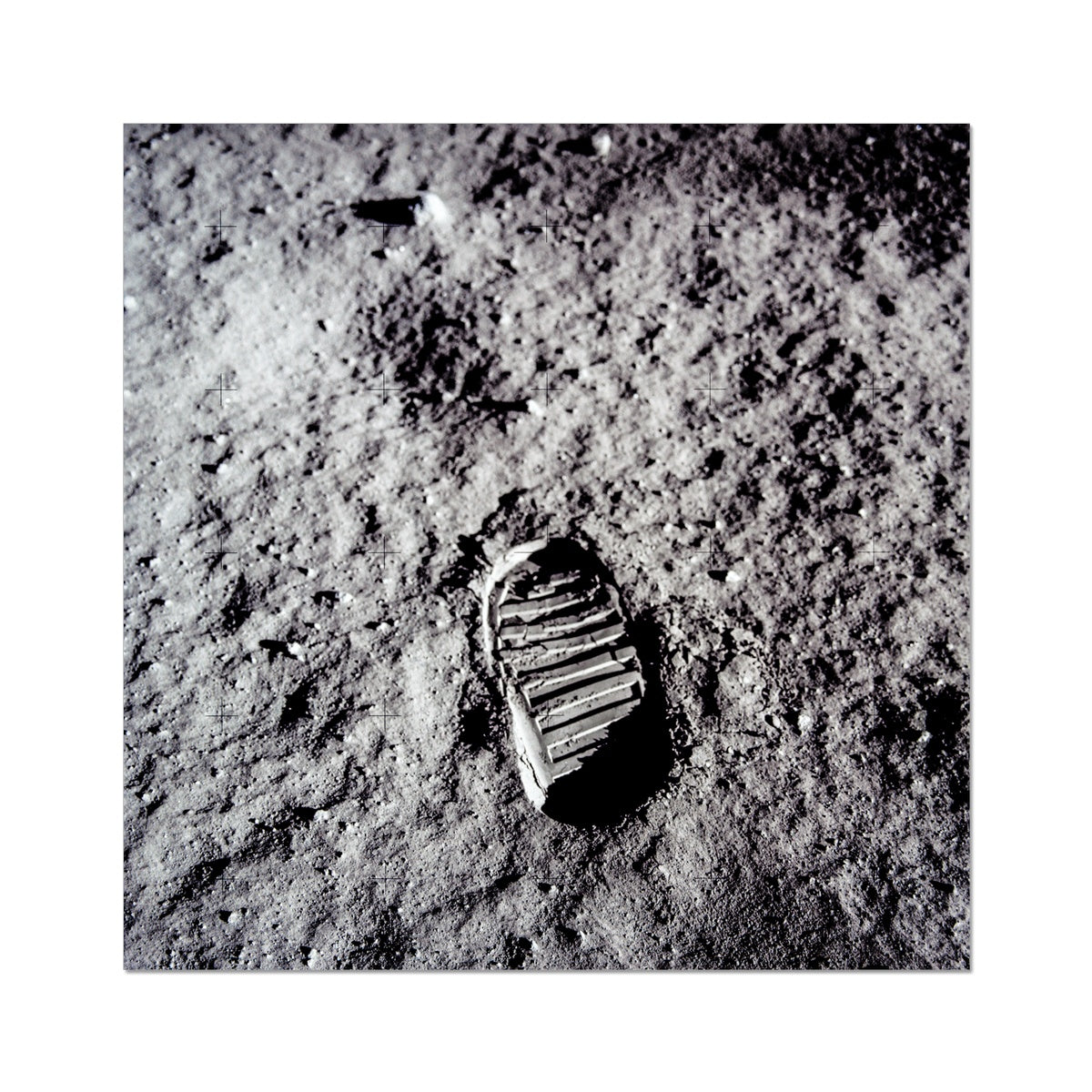 Aldrin's Footprint Photo Art Print – Apollo Photo Prints